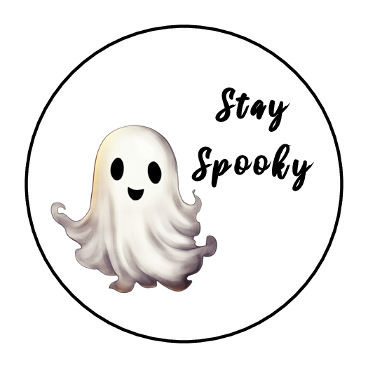 30 Halloween ghost stay spooky stickers labels envelope seals party ...