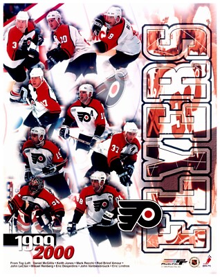 1999 / 2000 Philadelphia Flyers Unsigned Photofile 8x10 Team Composite ...