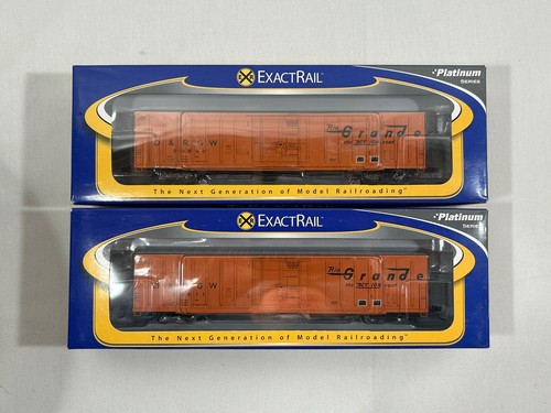 HO Scale Exactrail Rio Grande PC&F 62’ Insulated Box Cars Brand New | eBay