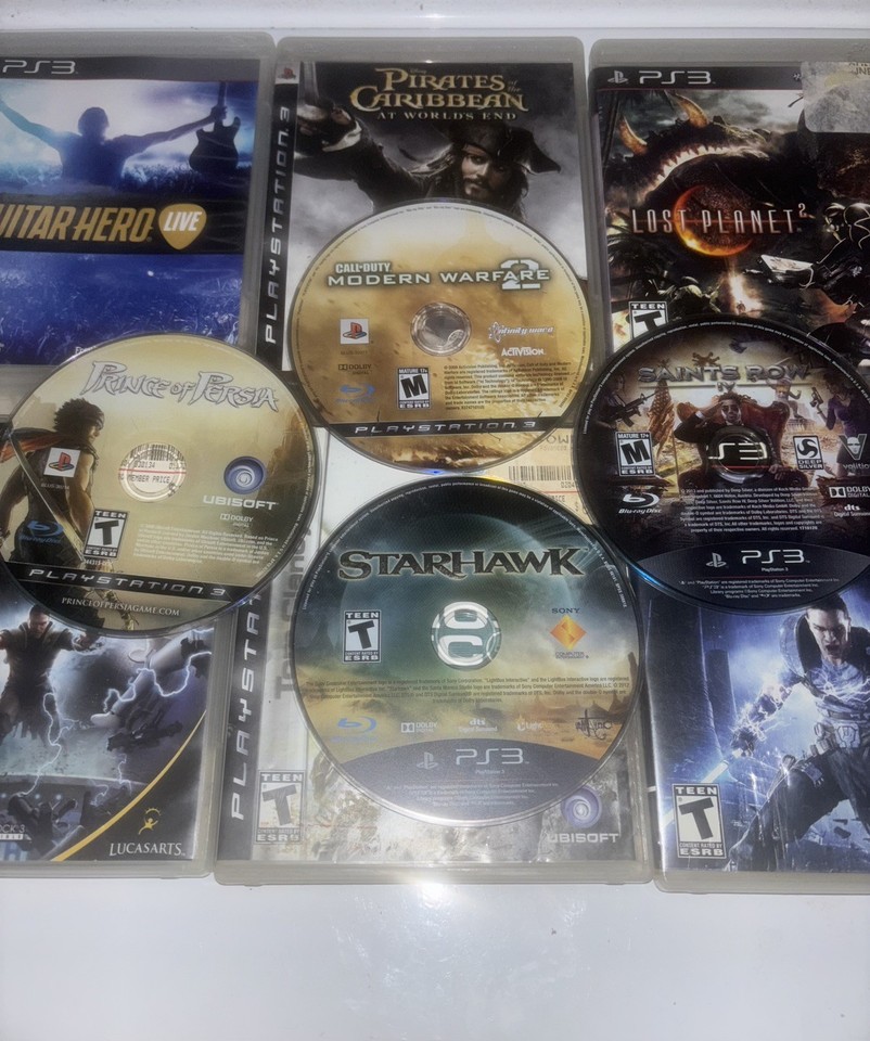 PlayStation 3 Game Lot Ps3 Army Of Two Bladestorm Endwar Battlefield 3 ...