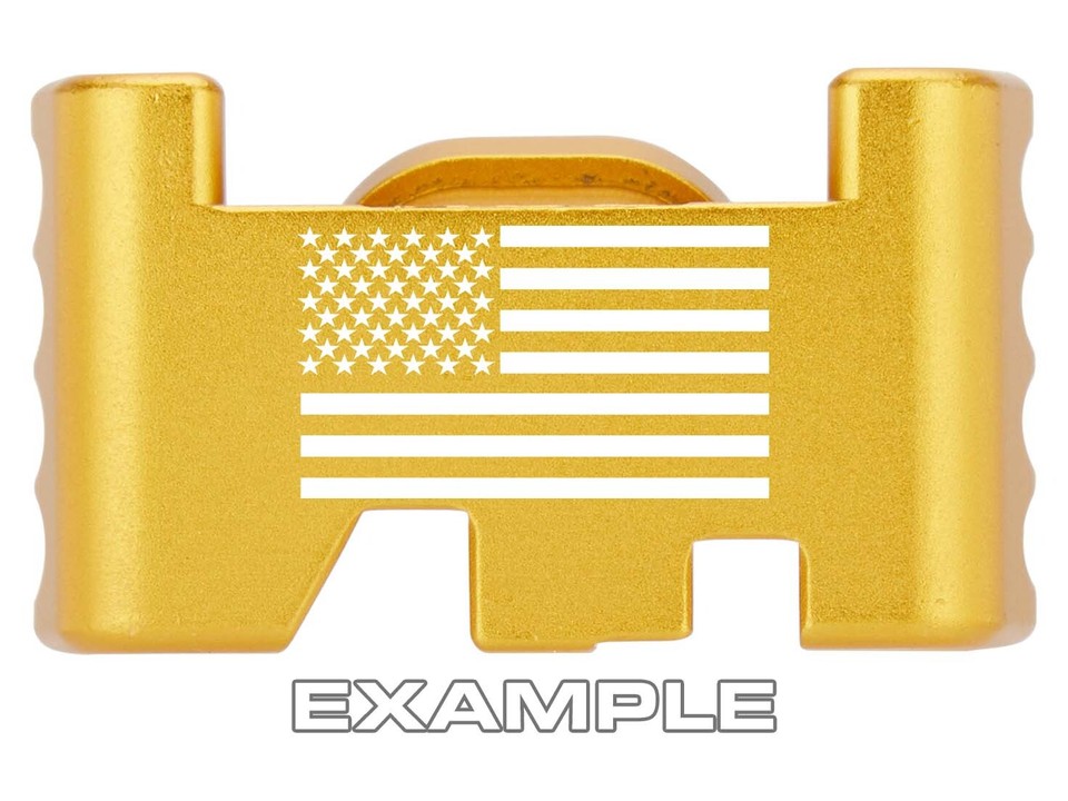 NDZ Slide Racker Back Plate S&W Shield Plus, M2.0 Aluminum Gold ...