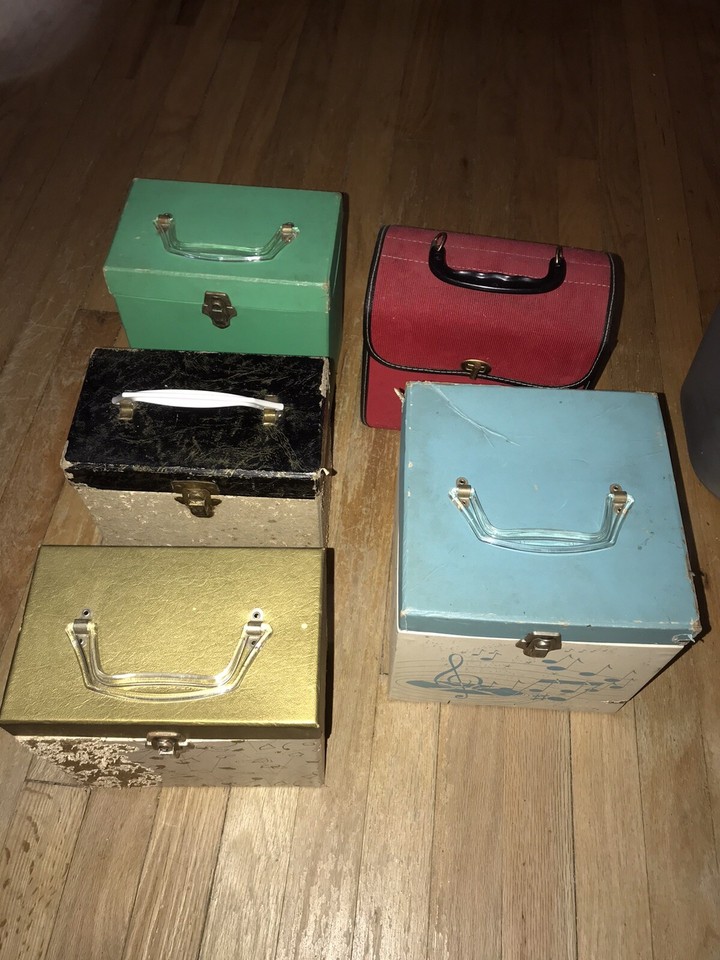 Vintage Collectible 45's Original Oldies Approx 210 Vinyl Records in ...