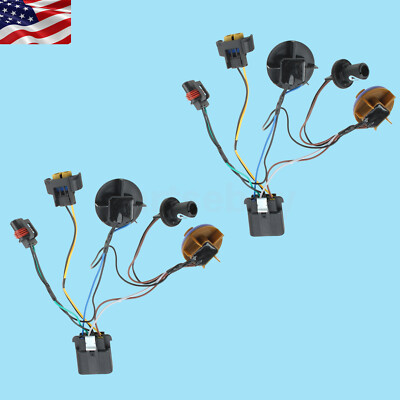 2 set Headlamp Wiring Harness For GM 2007-2014 Chevrolet Suburban Tahoe ...