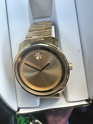 Movado Bold 3600258 Yellow Gold Wrist Watch for Men 885997135894| eBay