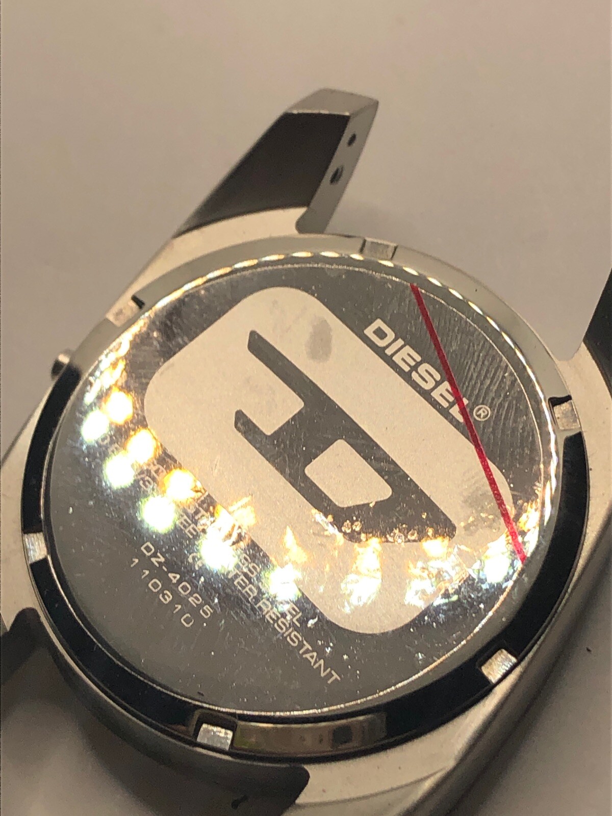 Diesel Watch Parts Case Replacement Only Crystal Back DZ4025 38mm Y0200 ...