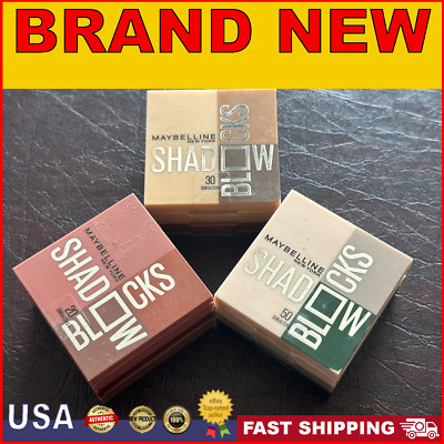 Maybelline Shadow Blocks Eyeshadow Palette 3 shades | 20/30/40 | BRAND ...
