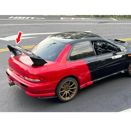 Black Fits 1992-2000 Subaru Impreza WRX Sedan Rear Trunk Spoiler S Look ...