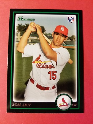 JON JAY - ROOKIE RC #BDP18 ST LOUIS CARDINALS - 2010 BOWMAN MLB ...