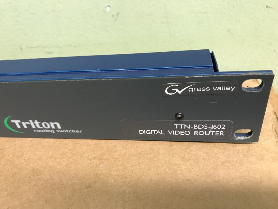 Grass valley Triton Routing Switcher TTN-BDS-1602 DIGITAL VIDEO ROUTER ...