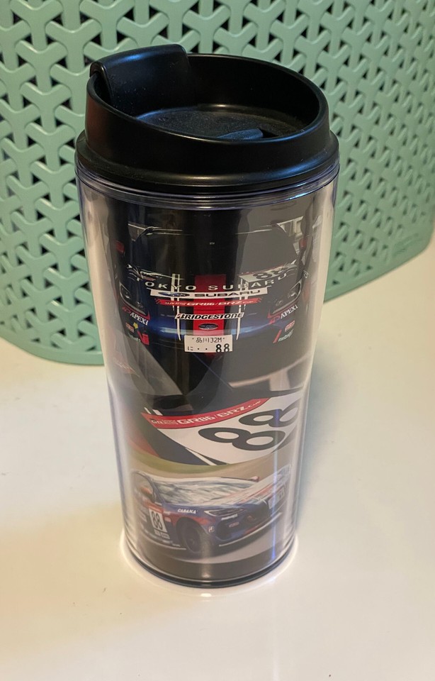 JDM Tokyo Subaru Racing official promo Travel Coffee Tea Mug water cup ...