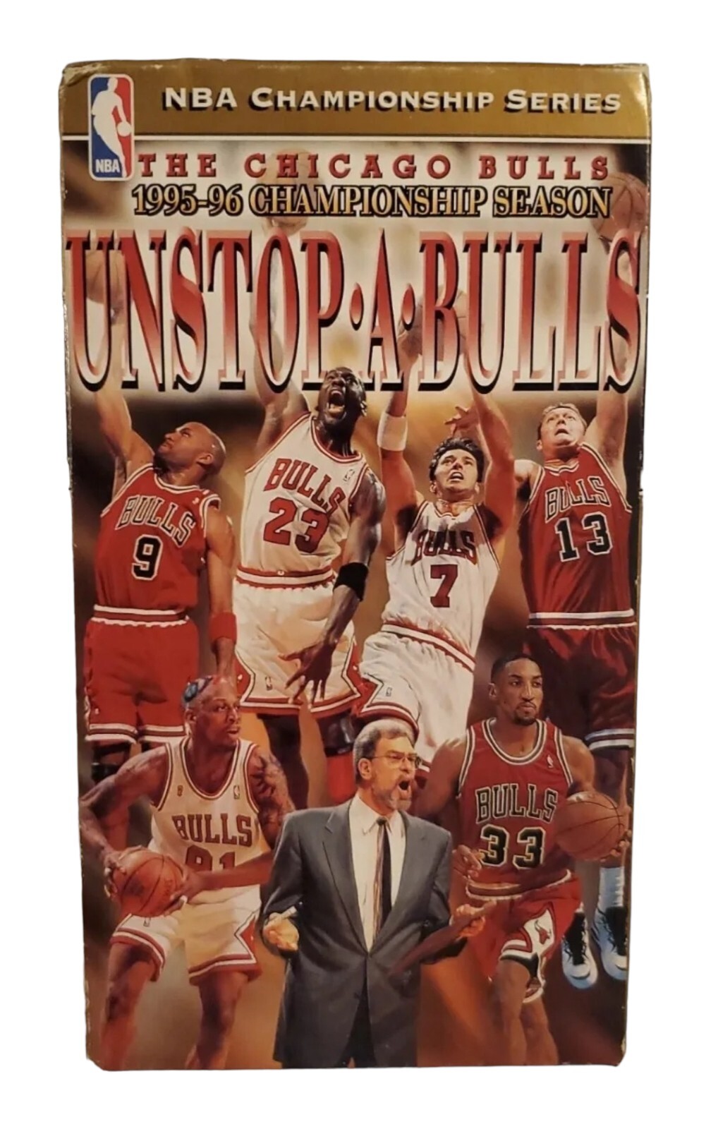 Chicago Bulls 1995-96 NBA Championship - UNSTOP.A.BULLS VHS Movie 1996 ...