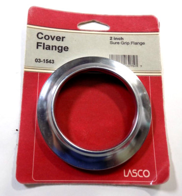 Sure Grip Flange 2"- Chrome Plated- Covers Gap In Wall--Lasco - MPN ...