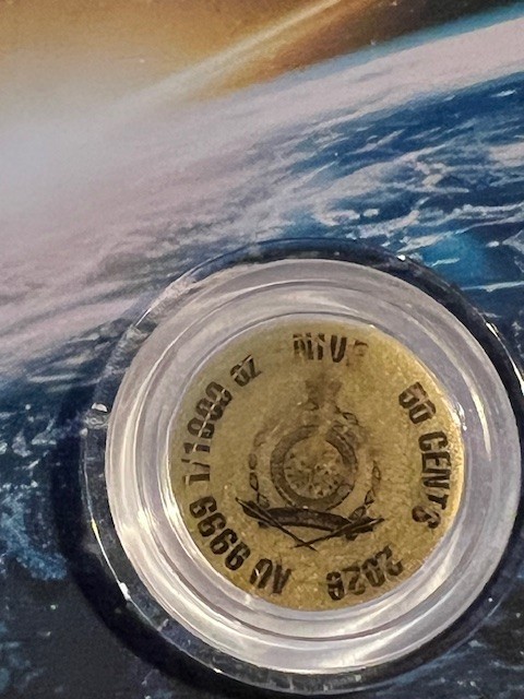 2026 Niue Man on the Moon One Giant Leap for Mankind 1/1000 oz Gold ...