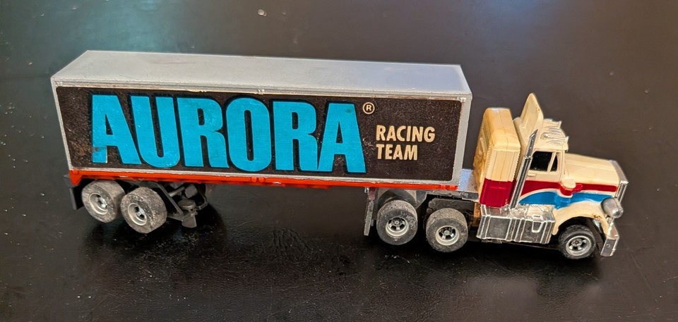 Vintage Aurora AFX - HO Scale - Big Rig & Trailer - Slot Car | eBay