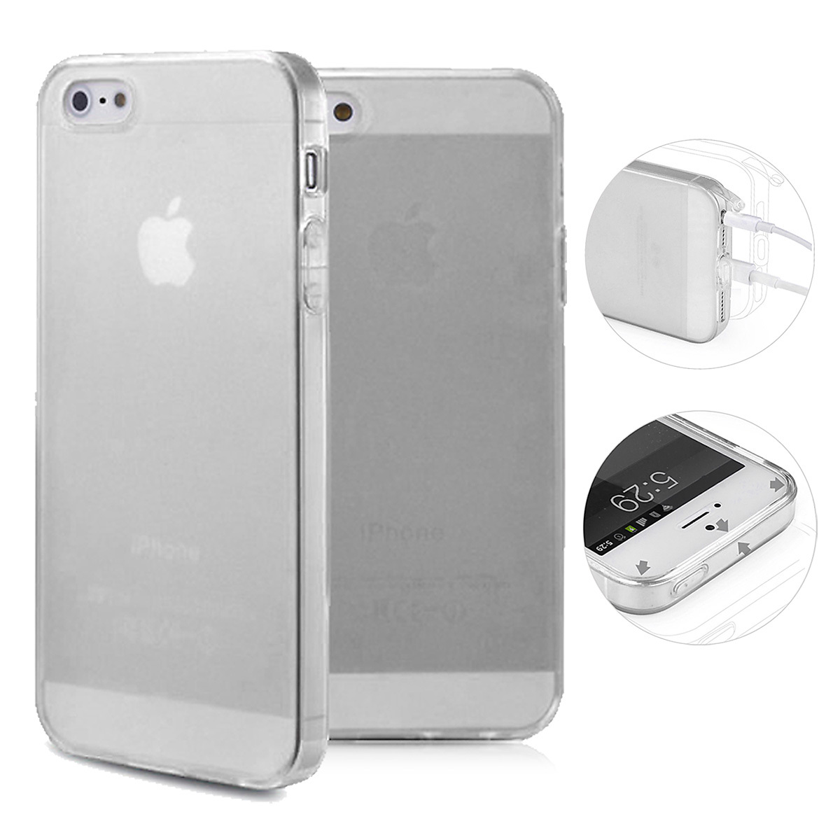 Iphone 5c Clear Rubber Cases