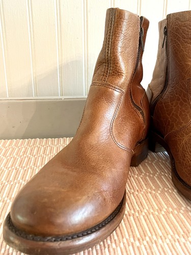 vintage bison leather boots - Gem