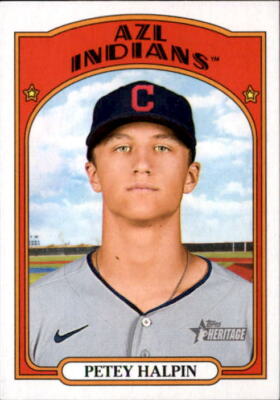 Petey Halpin 2021 Topps Heritage Minor League Card #41 | eBay