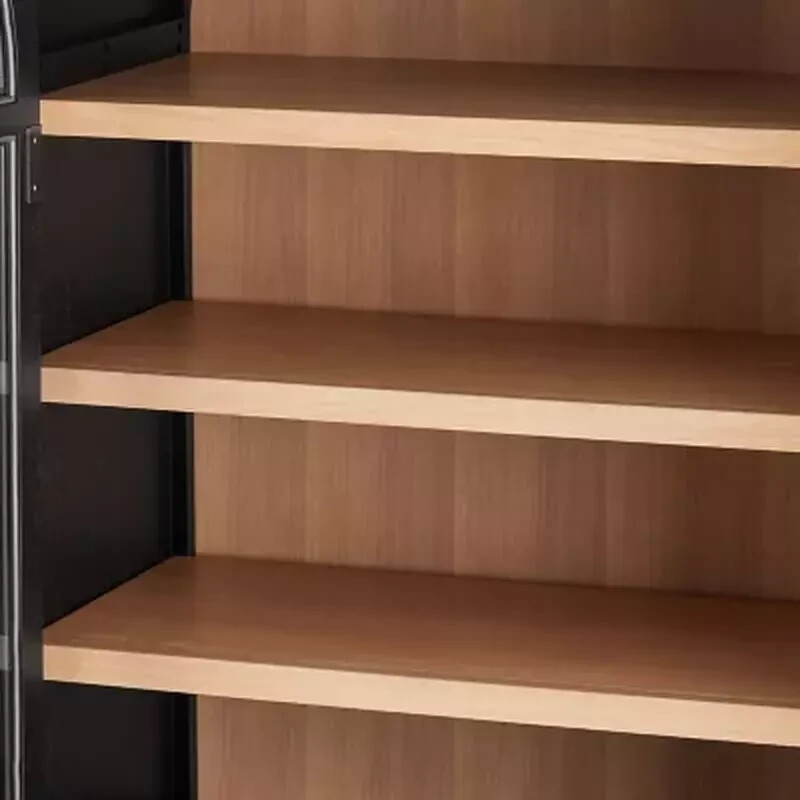 Member's Mark Enzo Bookcase Storage Cabinet With Rattan Cabinet Doors ...