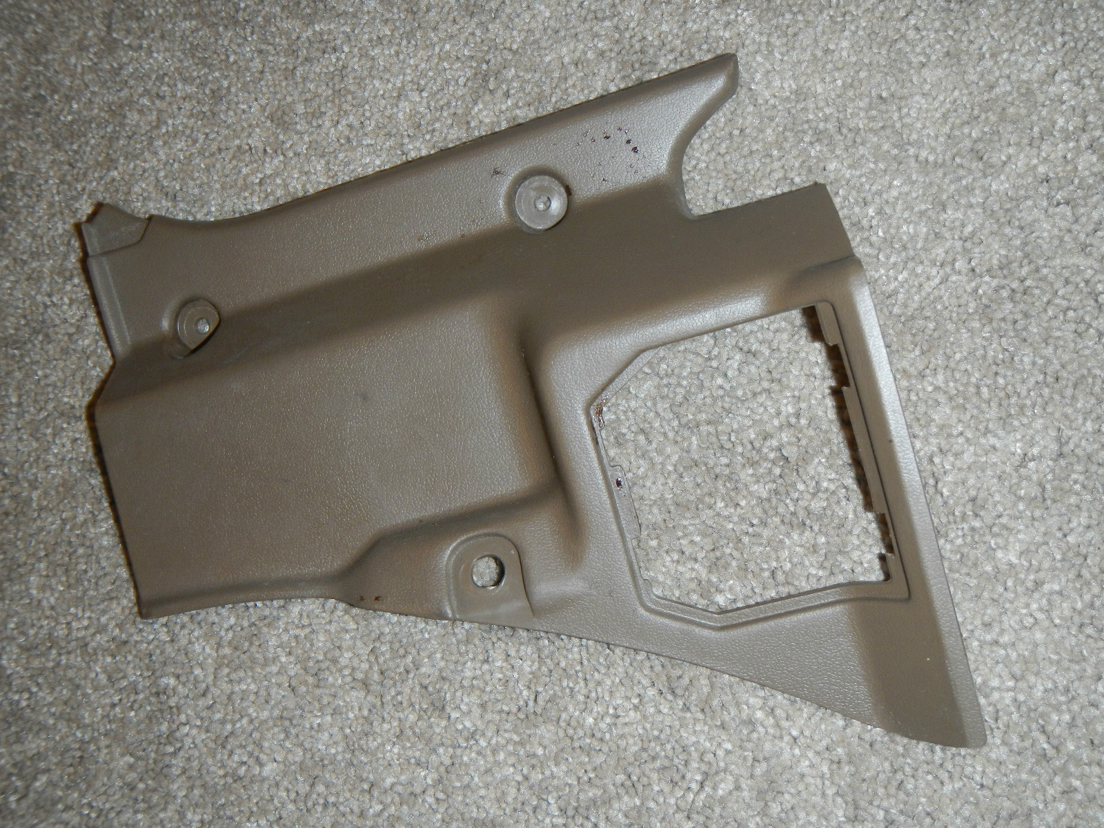 LEFT HAND DRIVER FLOOR KICK PANEL FUSE COVER 1986 86 TOYOTA TERCEL SR5 ...