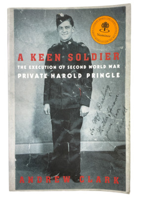 WW2 British A Keen Soldier Execution Of Harold Pringle Hard Cover ...