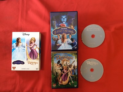 RAIPONCE IL ETAIT UNE FOIS COFFRET 2 DVD DISNEY DVD VIDÉO PAL FILM | eBay