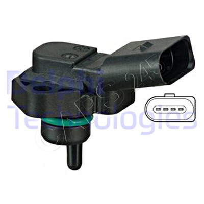 DELPHI MAP Pressure sensor For VW SEAT Caddy II Flight Golf Mk3 Lupo ...