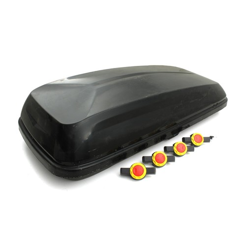 RD2726 BLACK 500L LITRE UNIVERSAL FIT CAR ROOF BOX STORAGE CONTAINER ...