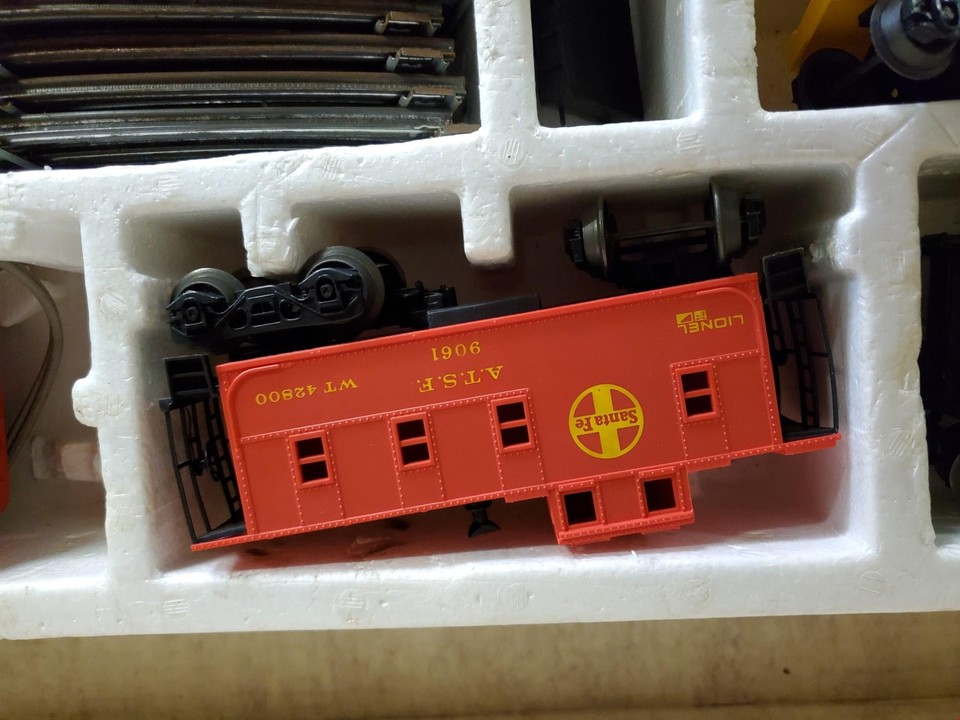 Vtg Lionel Santa Fe Double Diesel Complete O27 Gauge Electric Train No ...