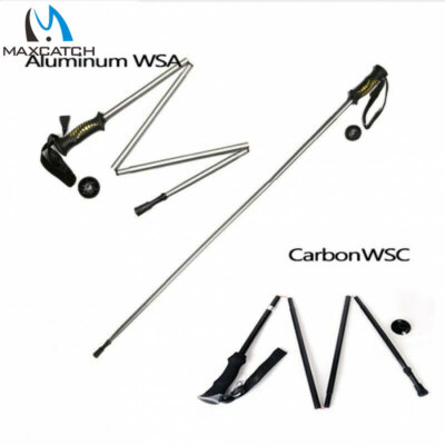 Maxcatch Aluminum/Carbon Fiber Folding Wading Staff Fly Fishing Wading ...
