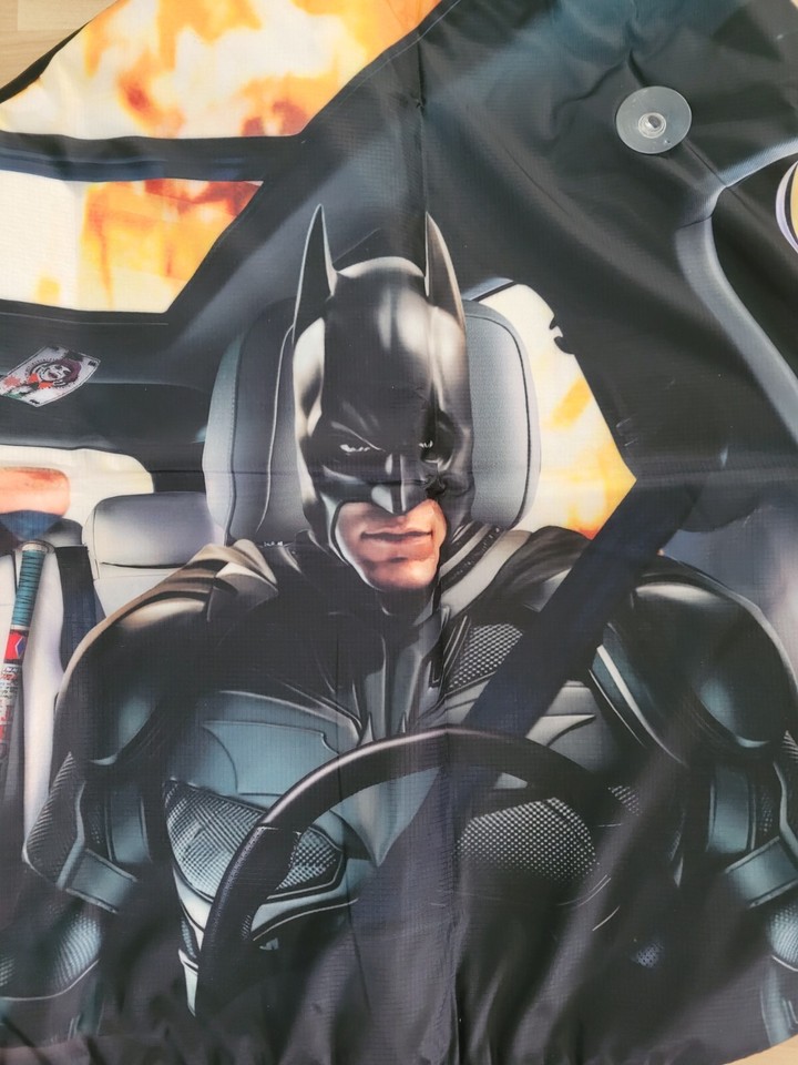 Batman & Joker UV Sun Shade Visor Windshield Universal Accordion Fold ...