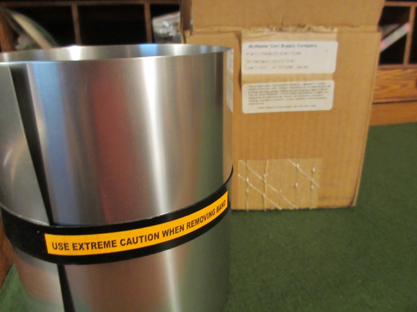 Precision Metal .020 6x50 in. Shim Roll,Steel Shim, SS 301 McMaster ...