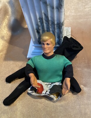 VINTAGE 1986 REAL MEN MATTEL SOCCER/FOOTBALL PLAYER FINGER PUPPET Blond ...