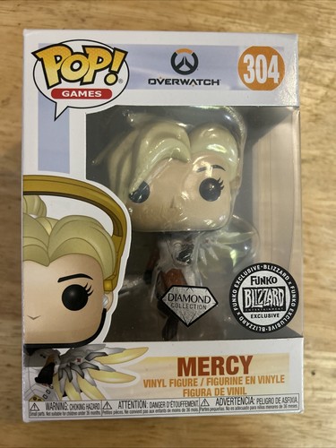 Funko Pop! Vinyl: Overwatch - Mercy (Diamond Glitter) - Fanatics ...