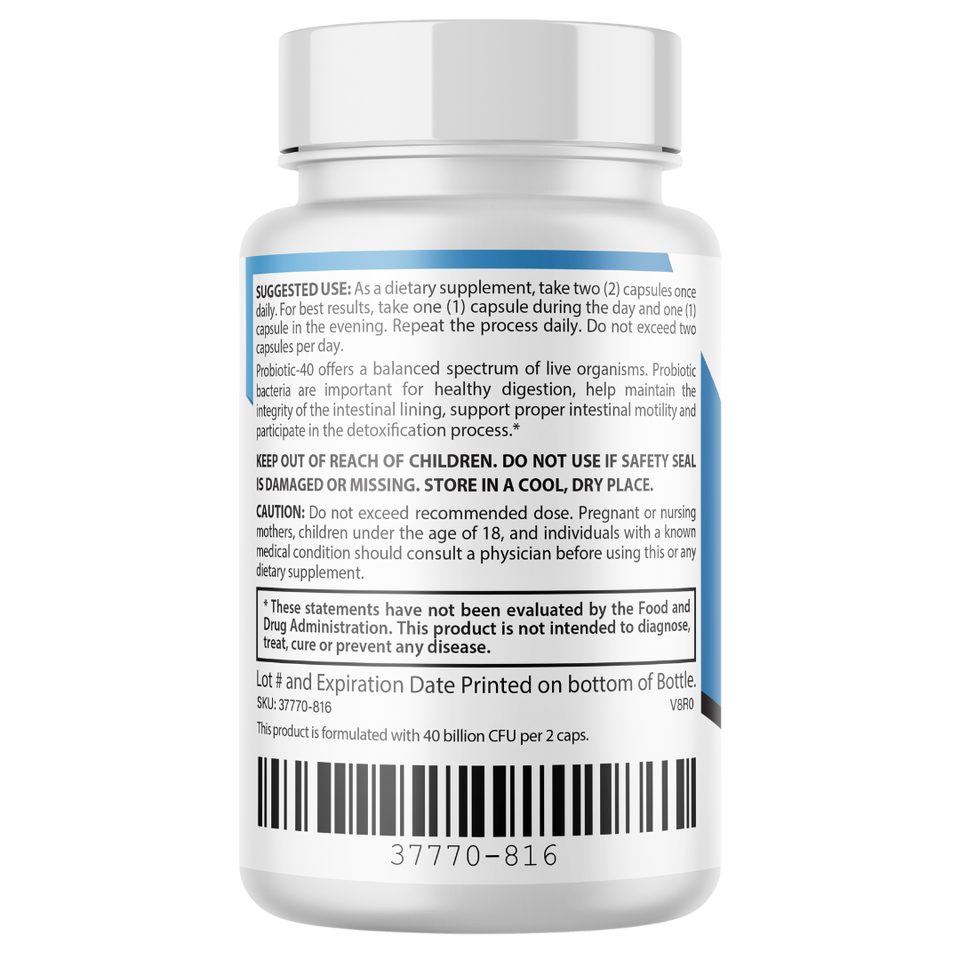 Flora Lean - Advanced Probiotic and Gut Health Support Supplement - 60 ...
