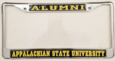 Appalachian State Alumni License Plate Frame~Metal | eBay
