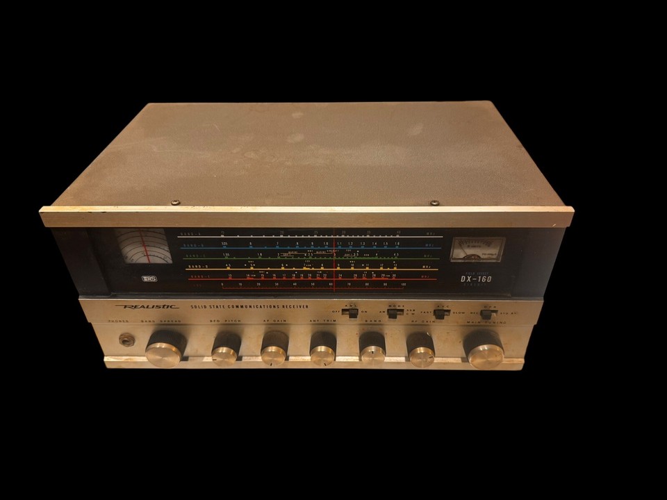 Realistic DX-160 Solid State Communications Receiver Shortwave Radio | eBay