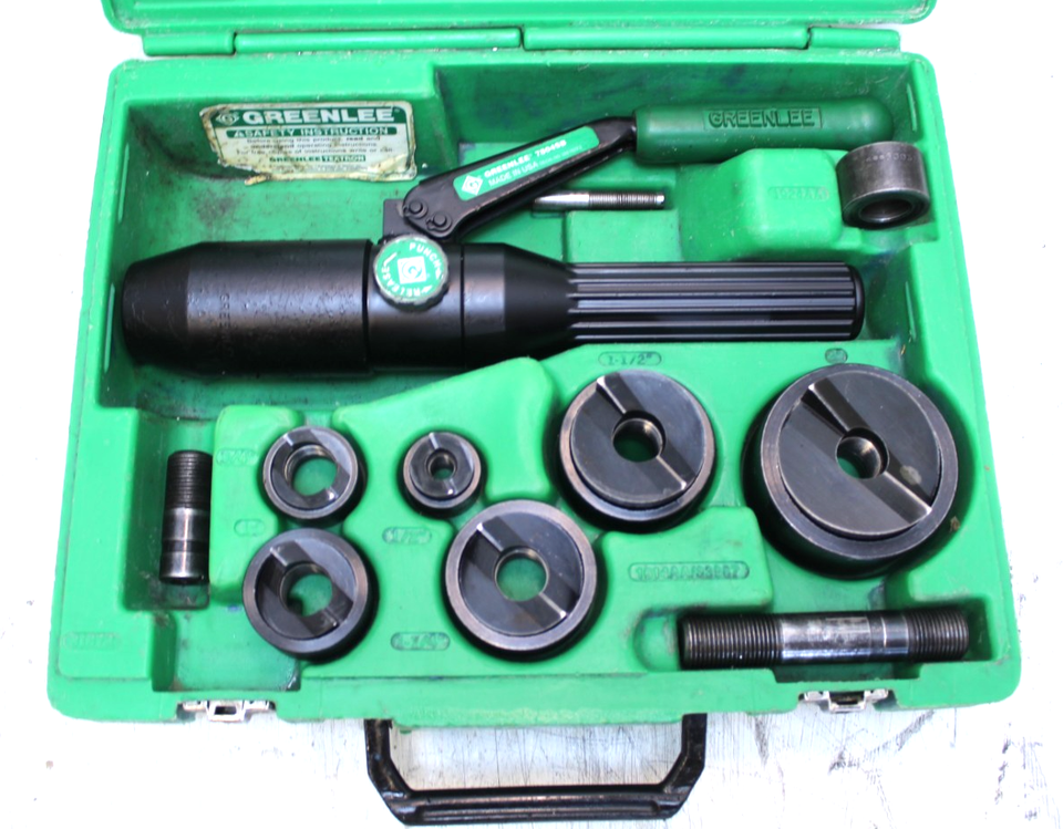 GREENLEE 7906/7806 SB Quick Draw Hydraulic Knockout Set (100% TESTED ...