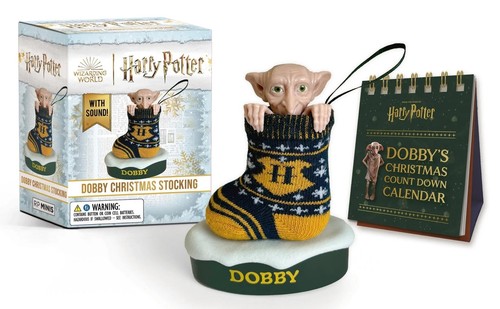 Harry Potter Talking Dobby Christmas Stocking with Mini Calendar RPM ...