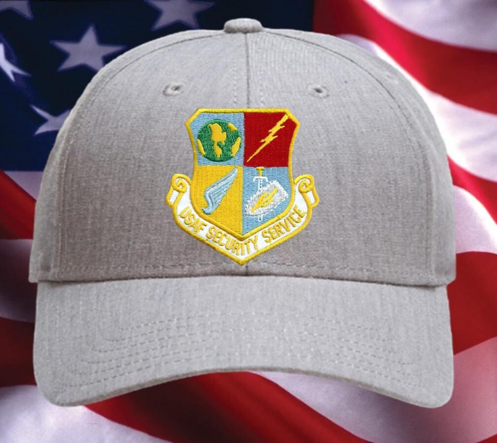 USAF SECURITY SERVICE HAT PATCH CAP US AIR FORCE VETERAN GIFT PIN UP ...