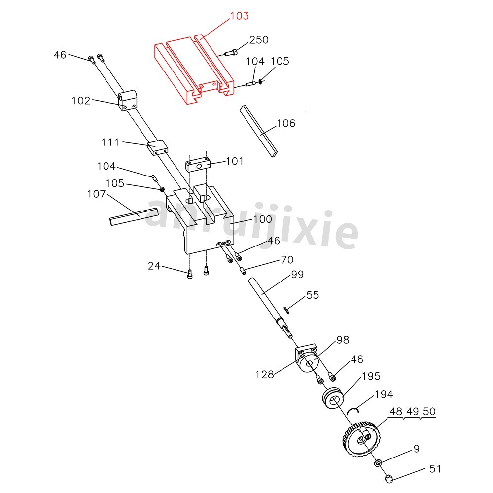 Lathe Cross Slide for SIEG C1/M1/Grizzly M1015/Compact 7/G0937/SOGI M1 ...
