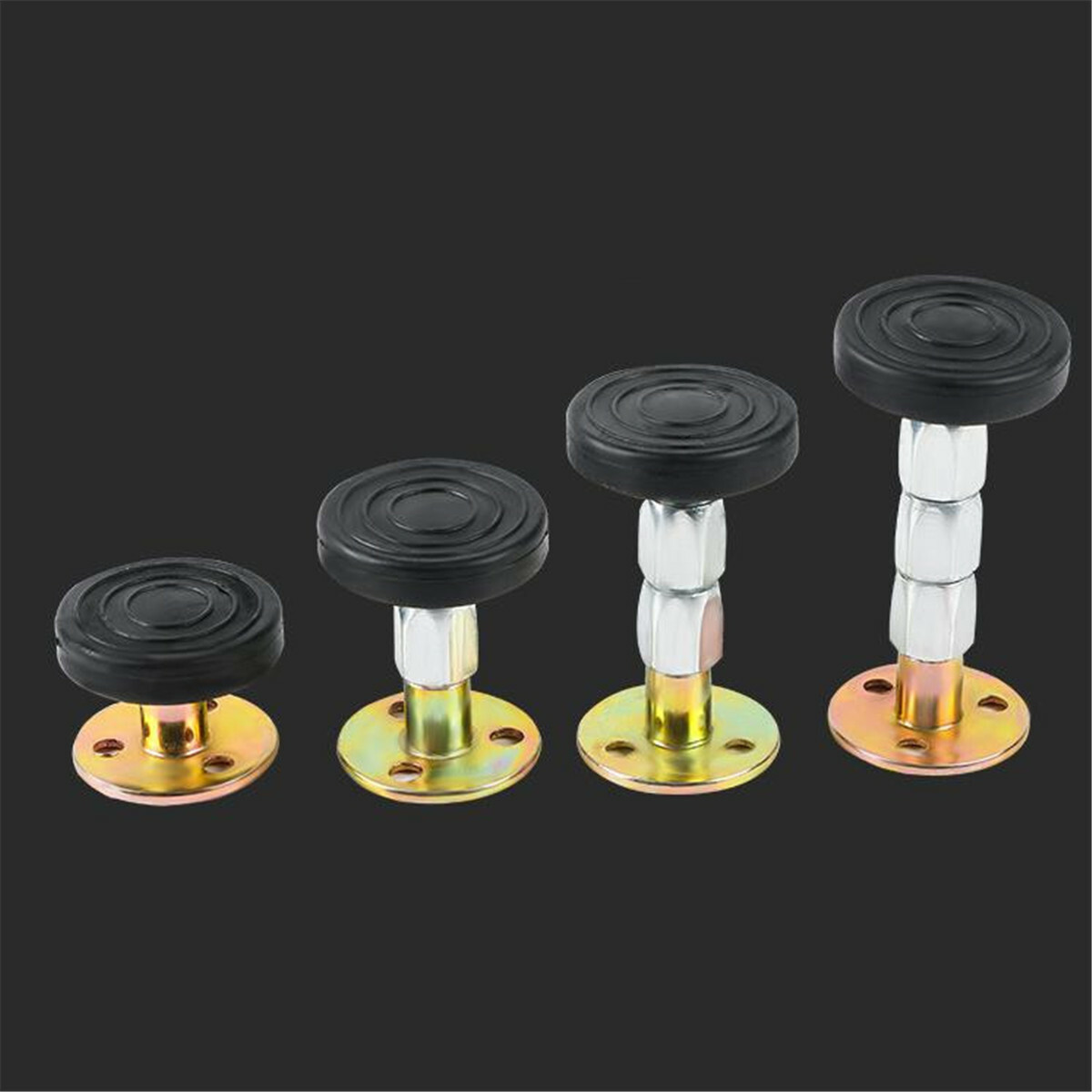 1 Set Adjustable Threaded Bed Frame Anti-shake Tool Telescopic Support ...