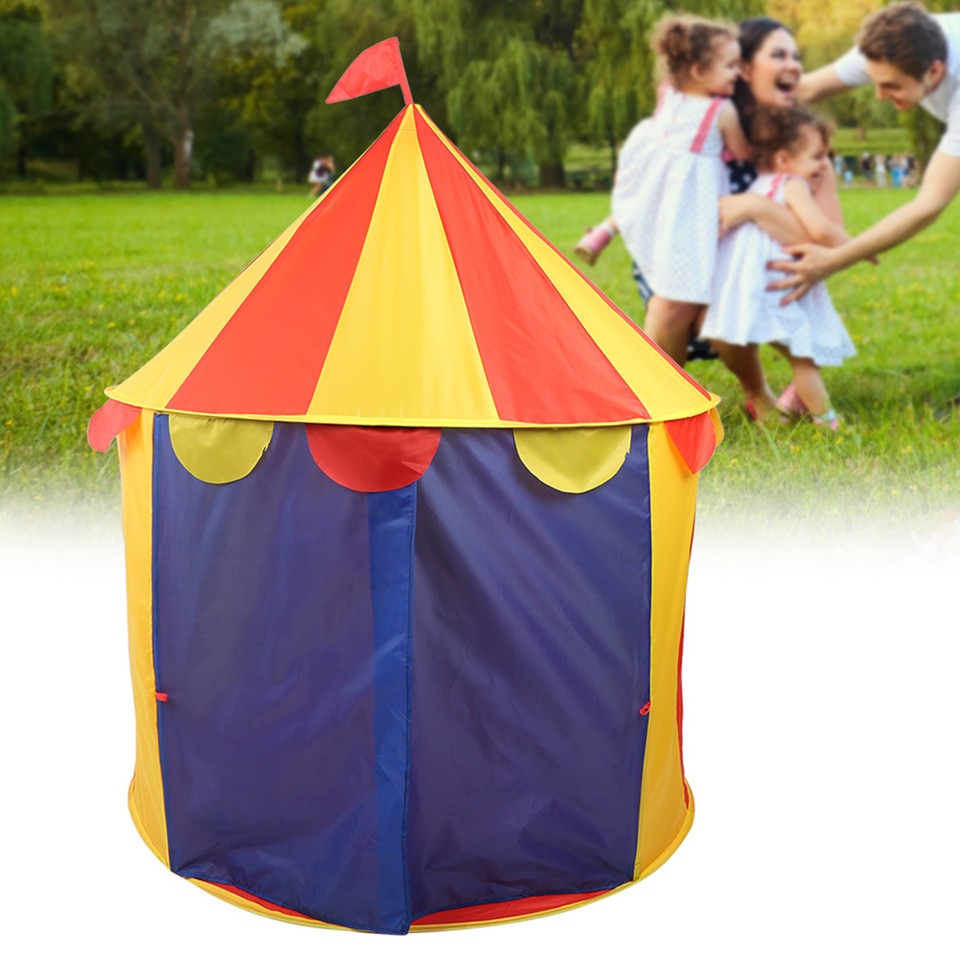 (Circus Yurt)Castle Play Tent Portable Children Tent Indoor Outdoor Pop ...