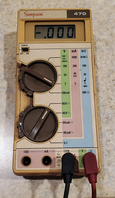 Multimeters - Simpson Digital Multimeter