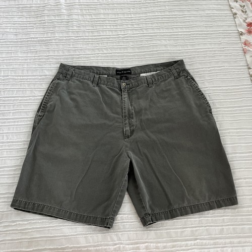 Croft And Barrow Size 40 Shorts Gray Men’s Flat Front Some Wash Wear | eBay