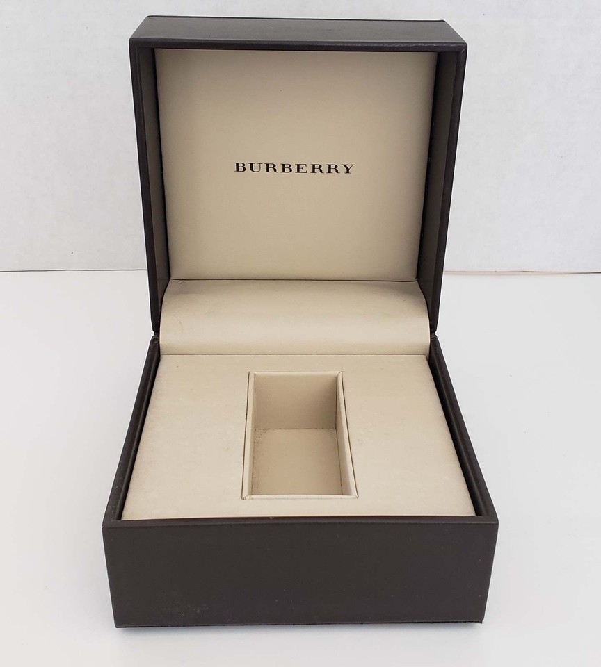Burberry Leather Watch Box - Empty | eBay