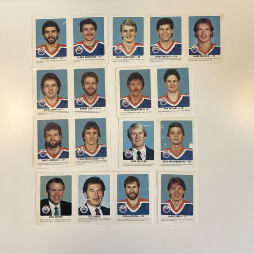 1981-1982 Red Rooster Edmonton Oilers Trading Cards | eBay