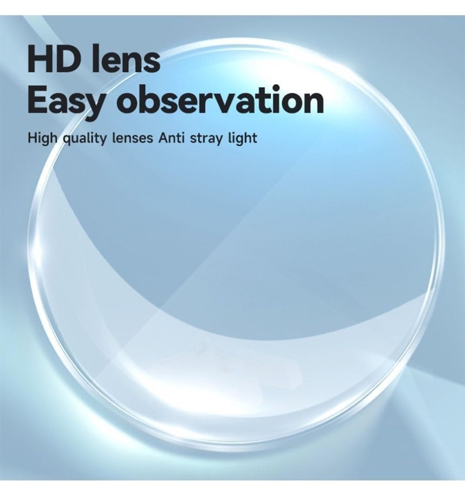 Mini Portable Microscope LED Lighting & 12 Specimen Slides | eBay