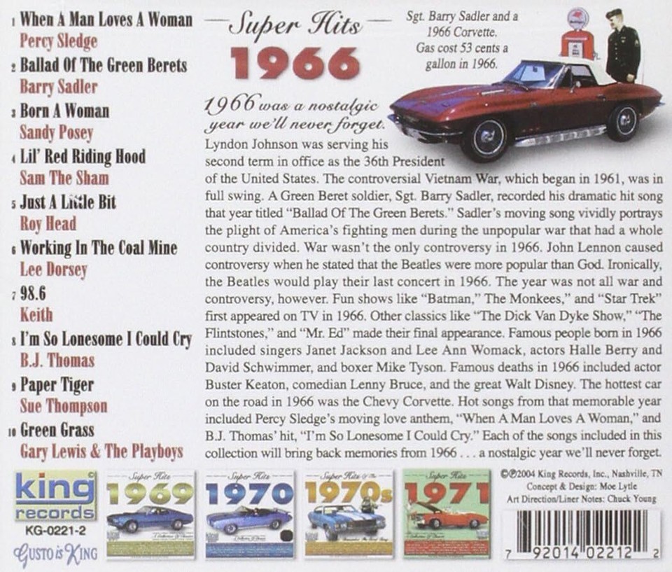 Super Hits 1966 / Various - Various Artists- Aus Stock- RARE MUSIC CD ...