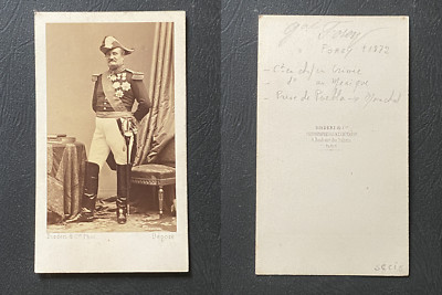 Disdéri, Paris, Le général Forey, circa 1860 CDV vintage albumen - Élie ...