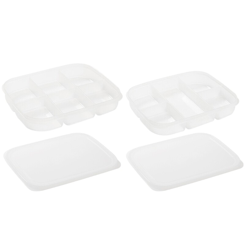 5/6 Divider Refrigerator Storage Box Kitchen Biscuit Organize | eBay